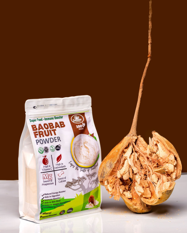 Savannah Sun Baobab Fruit Powder: Natural Superfood Rich in Vitamins ...